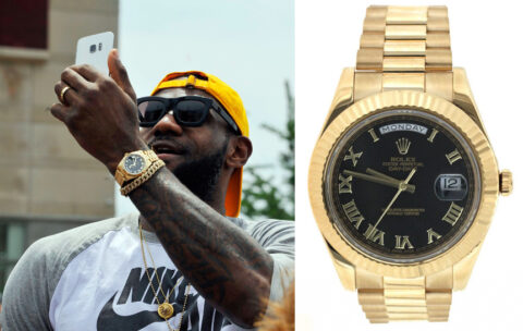 NBA Superstar LeBron James and his passion for luxury watches